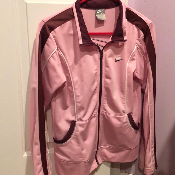 Nike | Jackets & Coats | Nike Pink Athletic Jacket | Poshmark